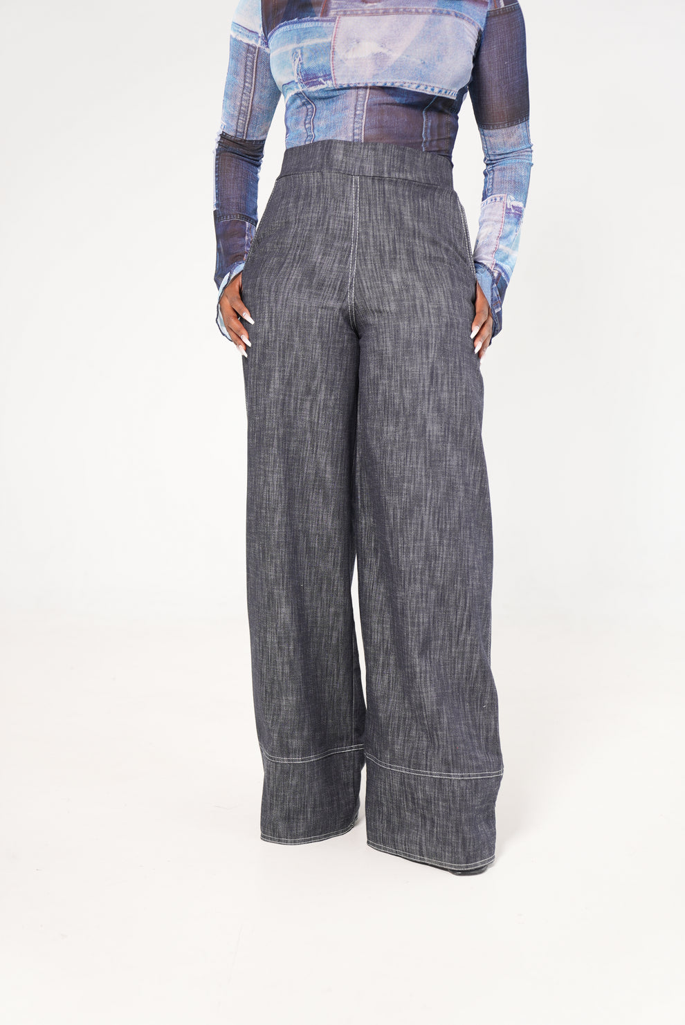 Taya Denim Trouser – Something By Sonjia