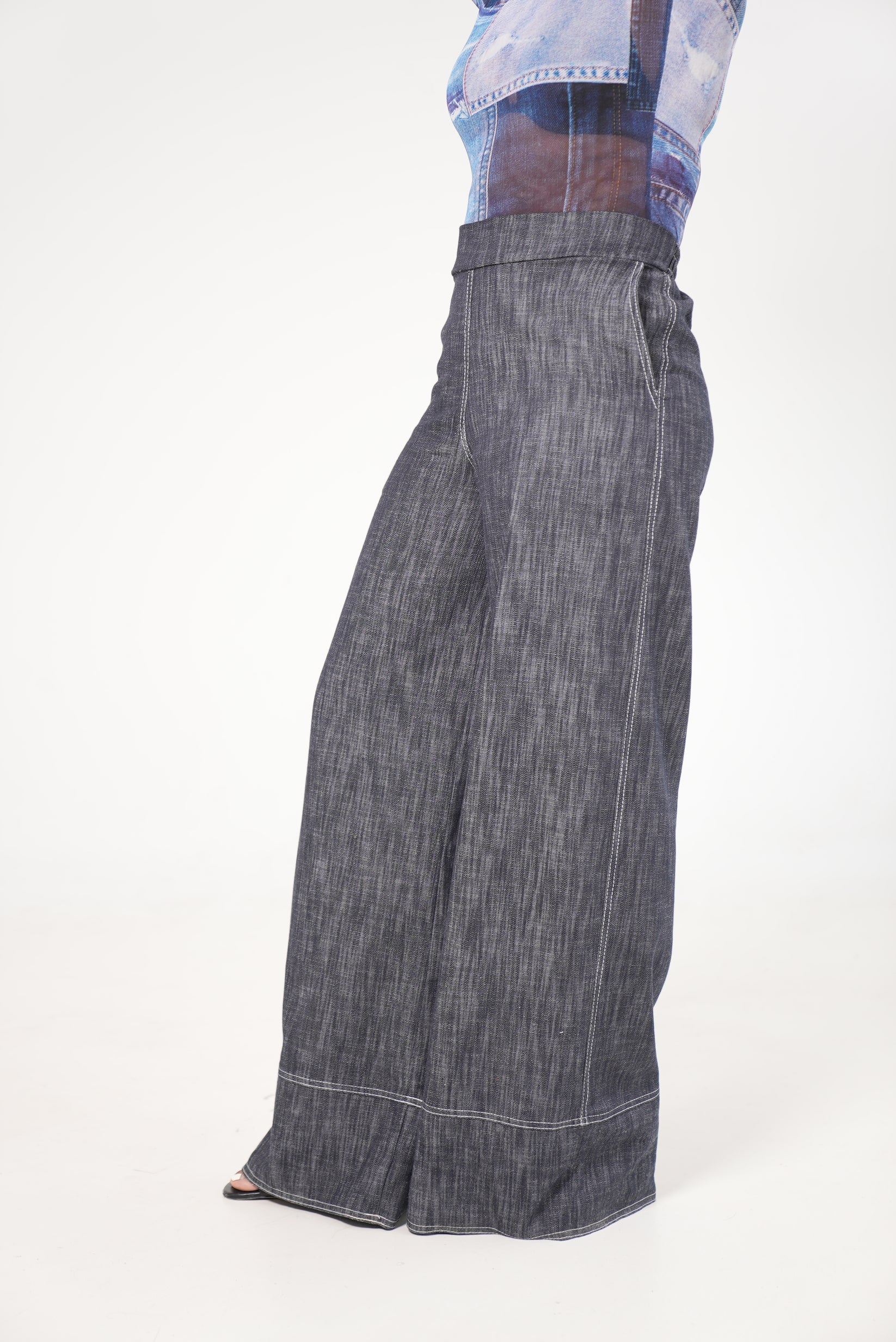 Taya Denim Trouser – Something By Sonjia