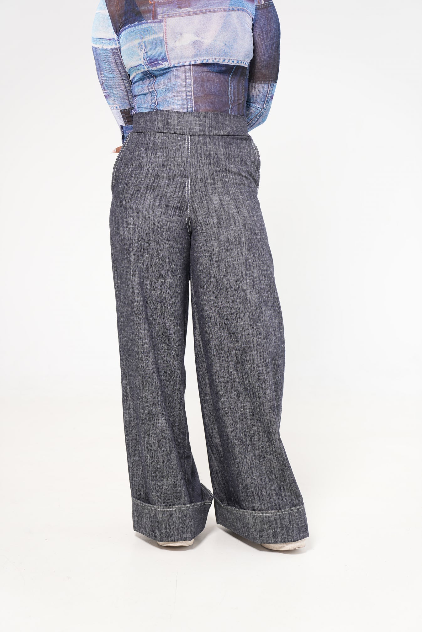 Taya Denim Trouser – Something By Sonjia